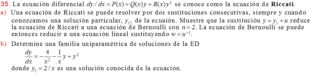 Ecuación de Riccati